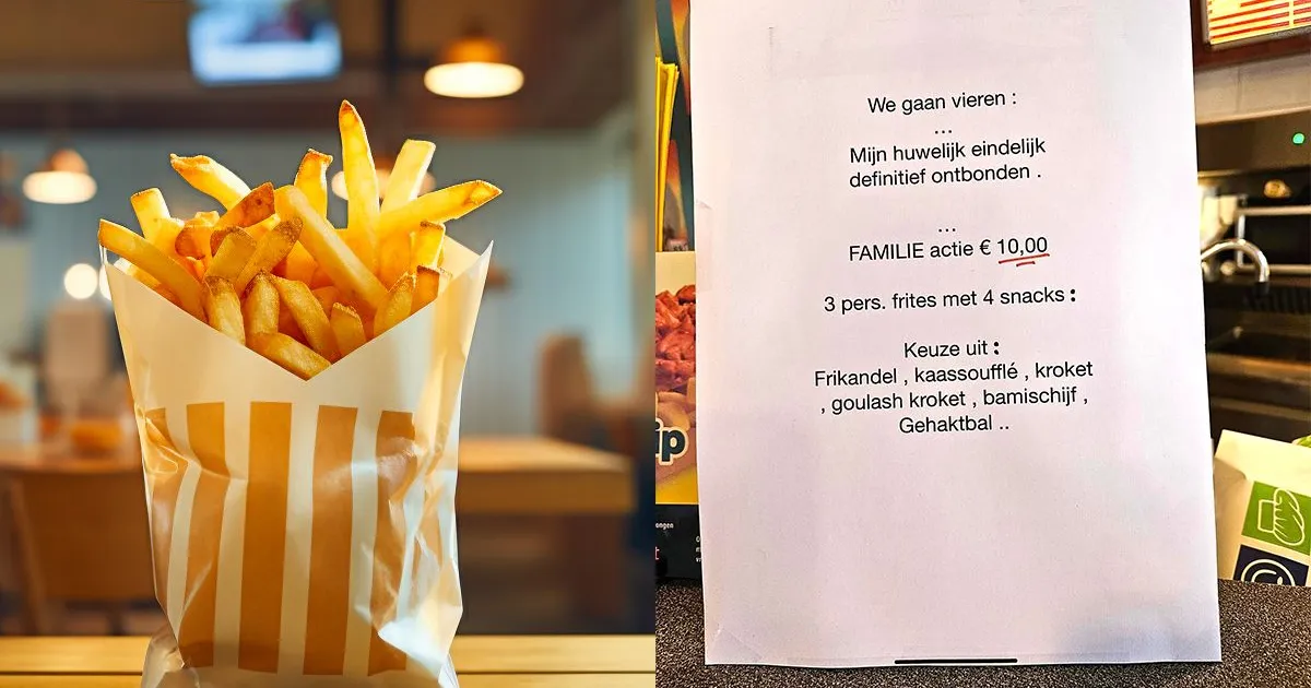 Familie actie om ontbonden huwelijk te vieren van eigenaar friettent in ...