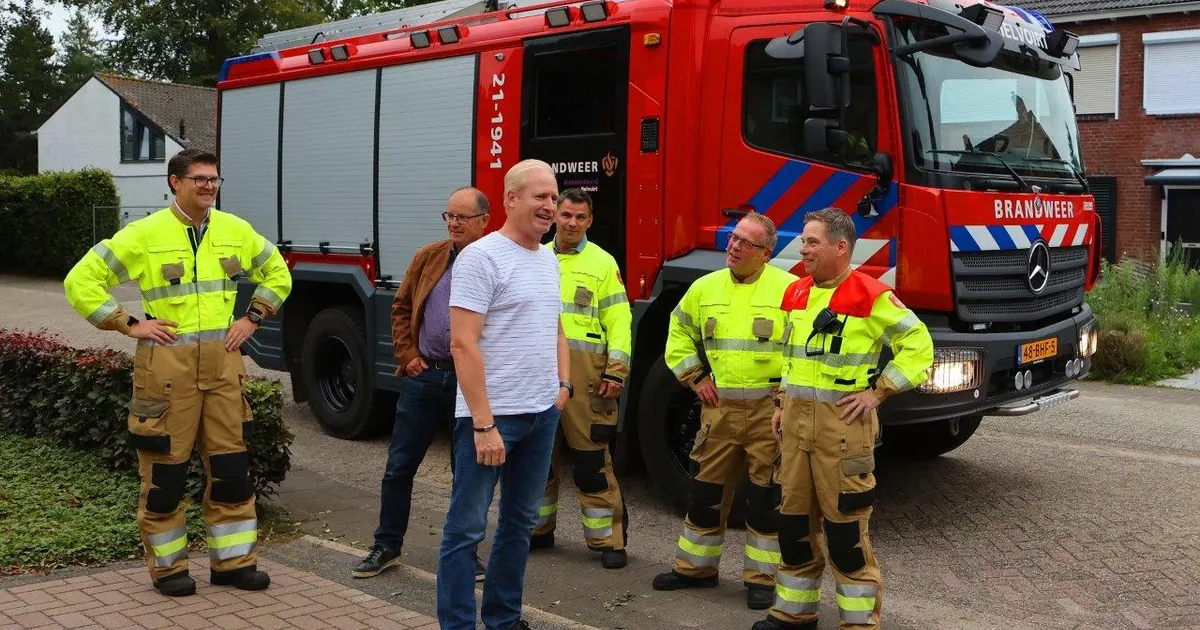 Afscheid Rob van Rooij bij brandweer Helvoirt