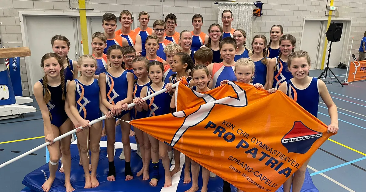 Geslaagde springwedstrijd gymnastiekvereniging Pro Patria uit Sprang ...