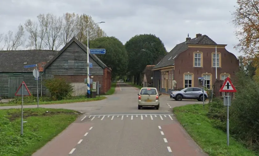 Nieuwe voorrangssituatie op kruispunt Winterdijk/Hogevaart Sprang-Capelle