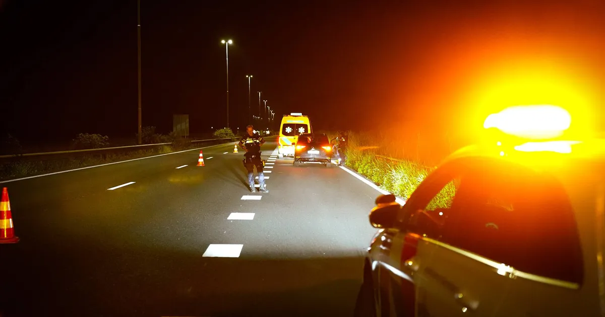 Kop-staartbotsing op A59 bij Waalwijk zorgt voor tijdelijke afsluiting