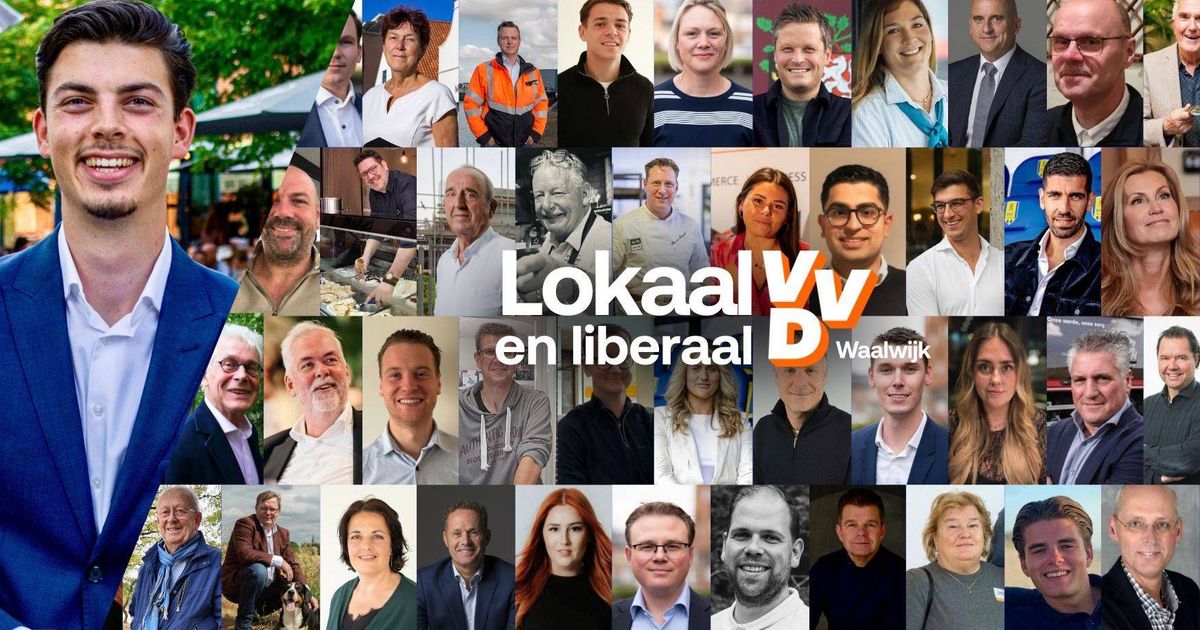 Waalwijkse VVD presenteert grootste lijst ooit met 50 namen ...