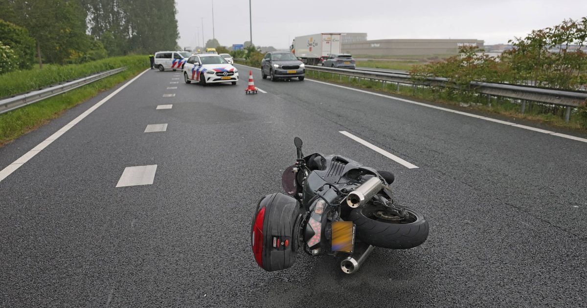 Motorrijder gewond bij ongeval op A59 bij Waalwijk