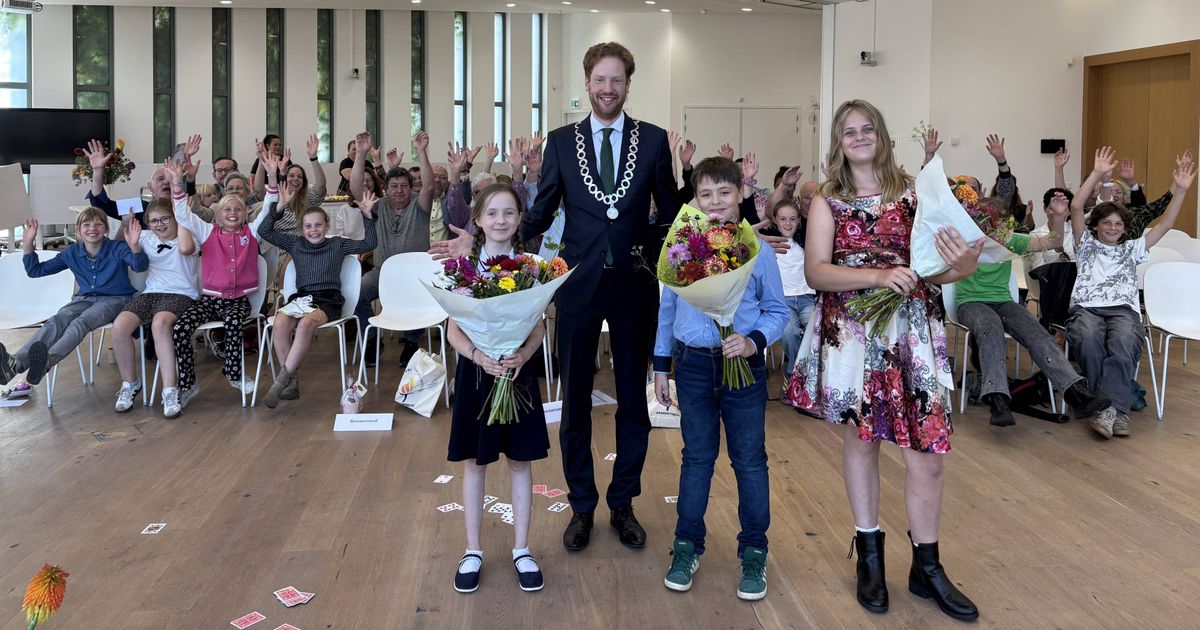 Max Menting aan de slag als nieuwe kinderburgemeester