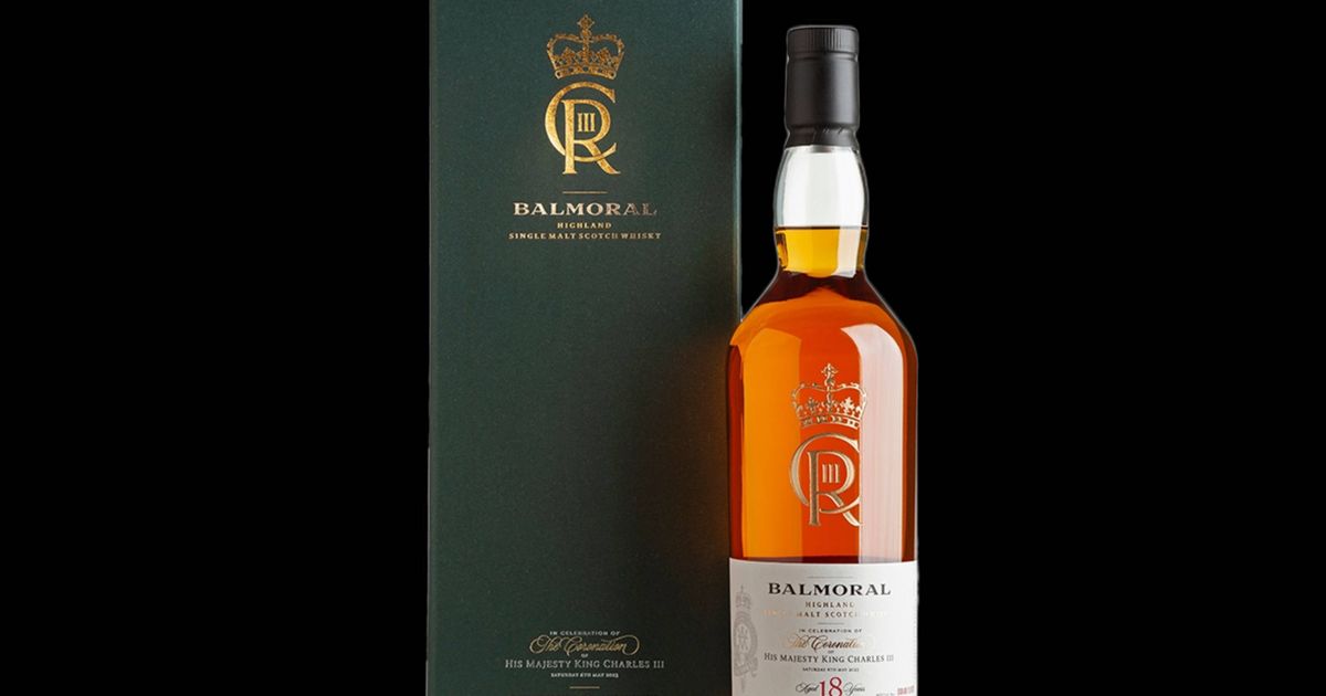 Balmoral Coronation Edition single malt eert koning Charles III
