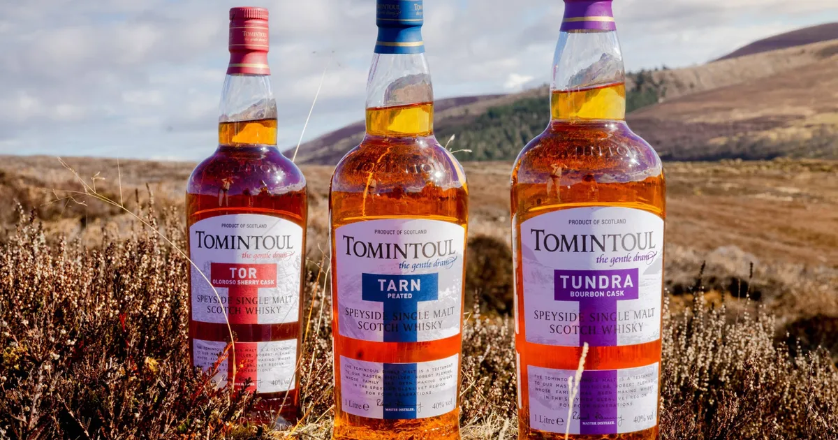 Tomintoul Distillery introduceert drie nieuwe travel retail whisky's