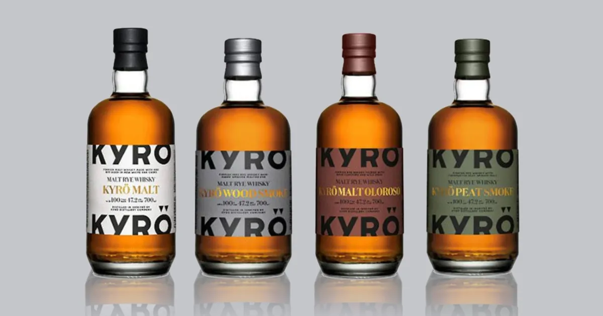 Dit zijn de vier Finse whisky’s uit de core range van Kyrö Distillery