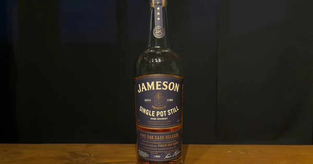Jameson Single Pot Still Five Oak Cask Whiskey Review