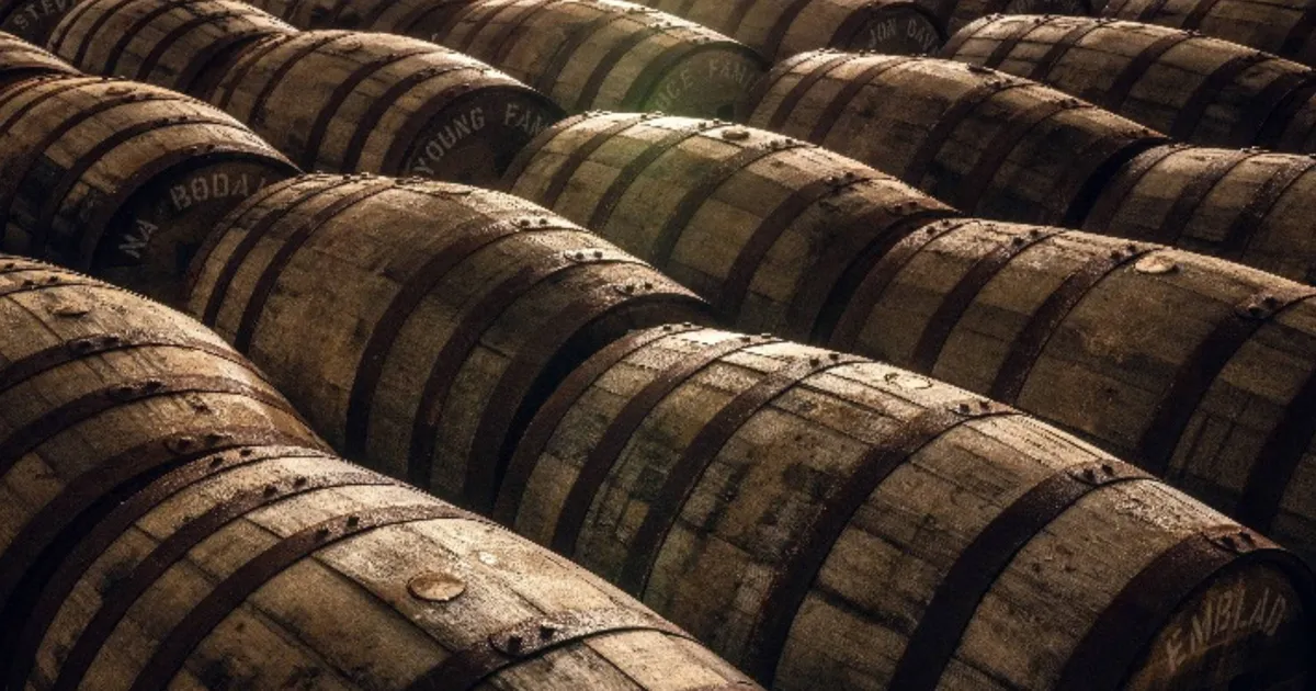 The Hearach First Fill Oloroso Cask Matured Single Malt whisky is ...