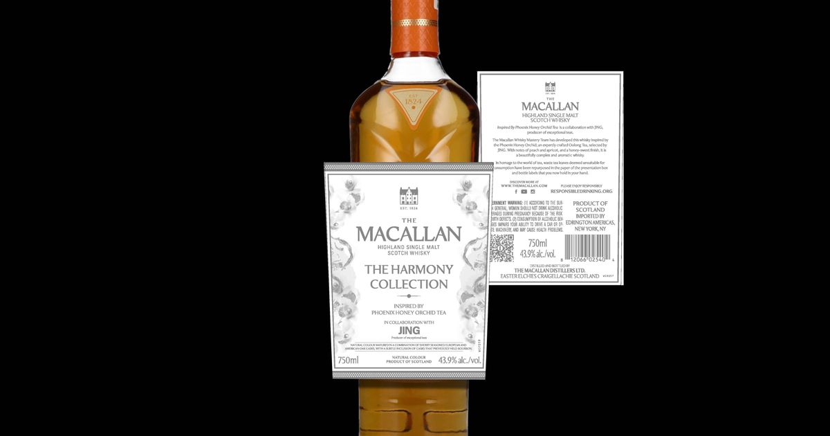 Is eerste fles van nieuwe The Macallan Harmony Collection whisky ...