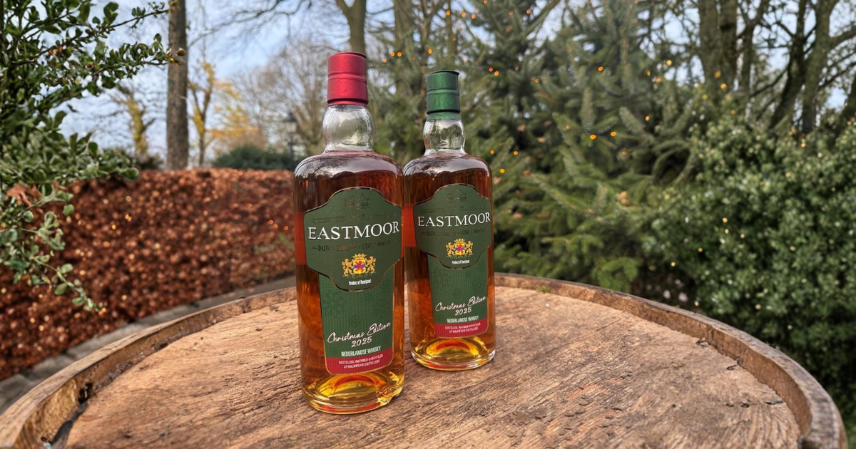 Rode en groene doppen, één whisky: dit is de Eastmoor Christmas Edition