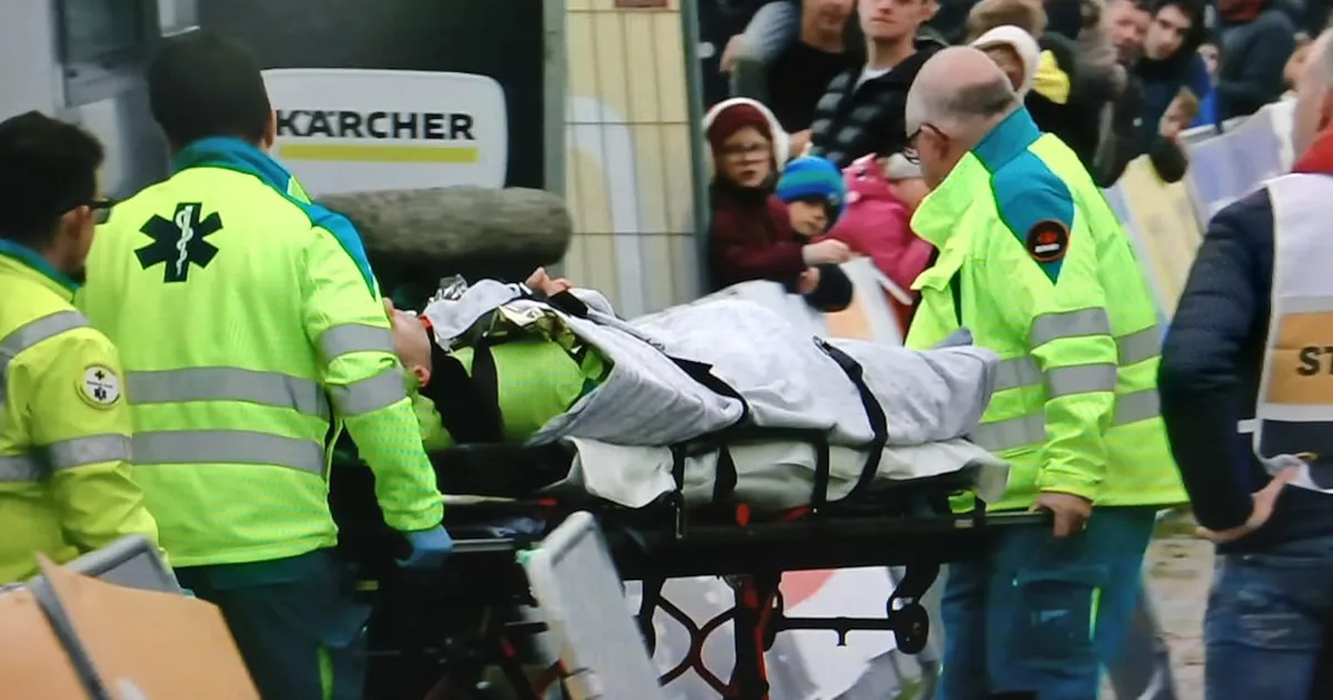 KIJK. Ryan Kamp afgevoerd naar ziekenhuis na zware val in Ruddervoorde