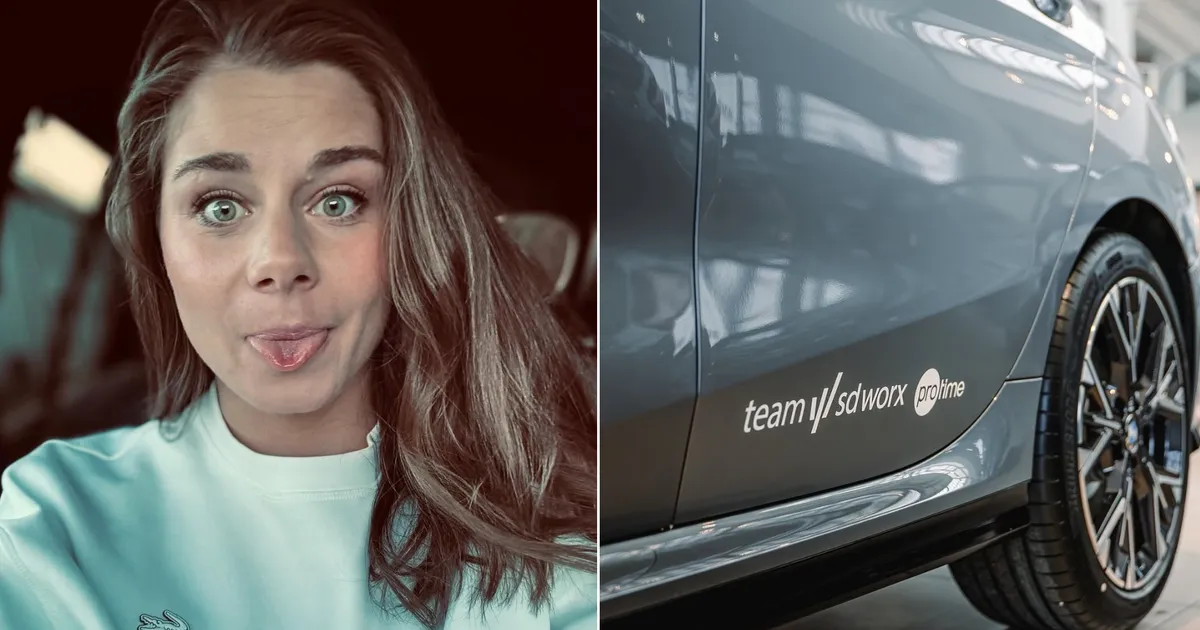 KIJK. Lotte Kopecky krijgt gloednieuwe BMW cadeau