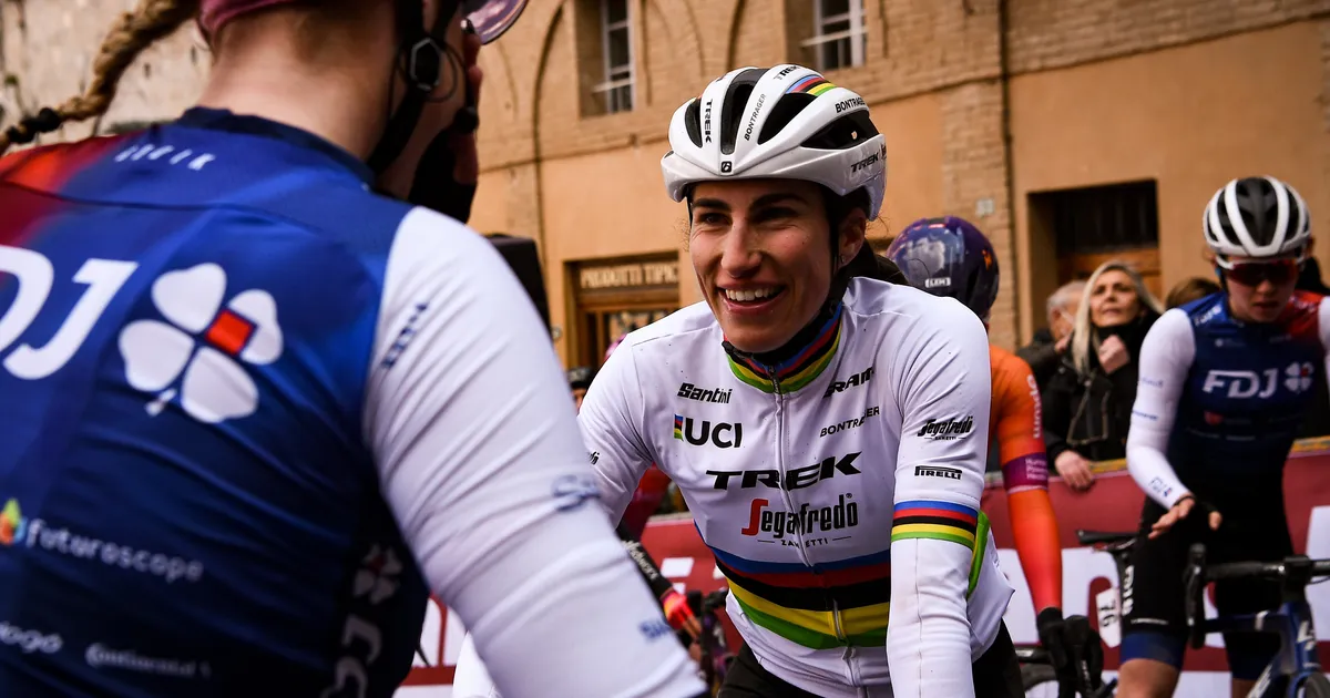 "Ik koos ervoor om het wiel te volgen van Marianne Vos, die voor mij de ...