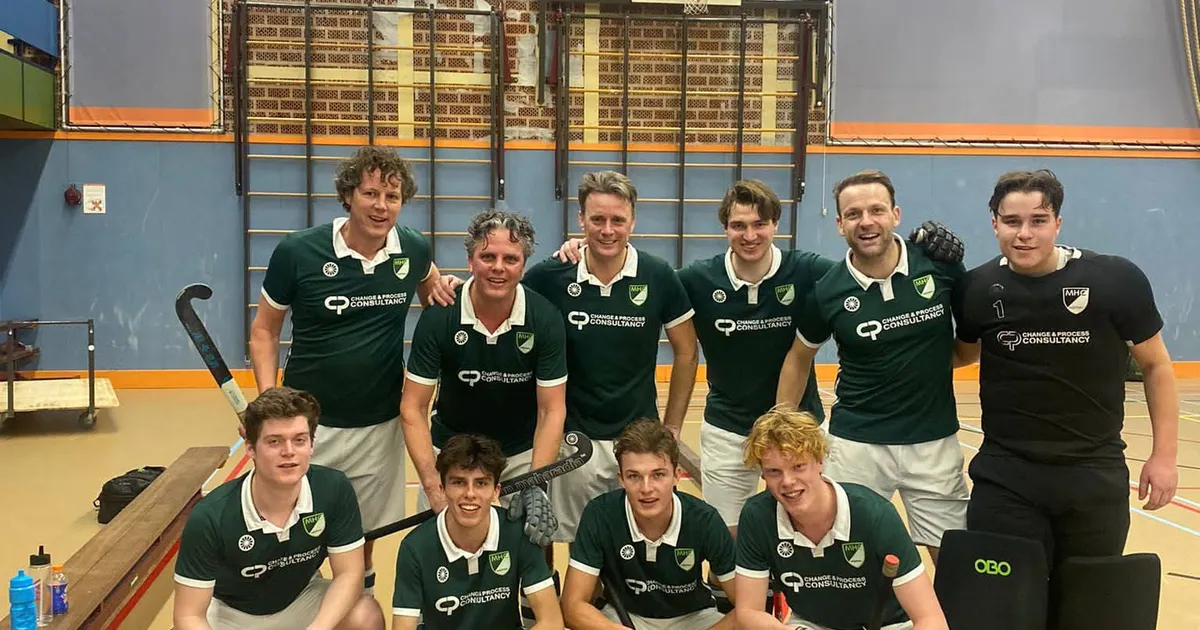 Mannen MHC Wijchen kampioen in de zaal