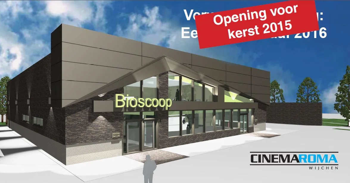 Nieuwe Cinema Roma voor kerst al open