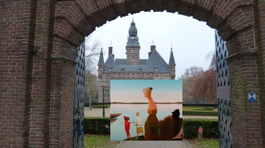 Expositie van schilderijen van Alexander Bobkin in Kasteel Wijchen