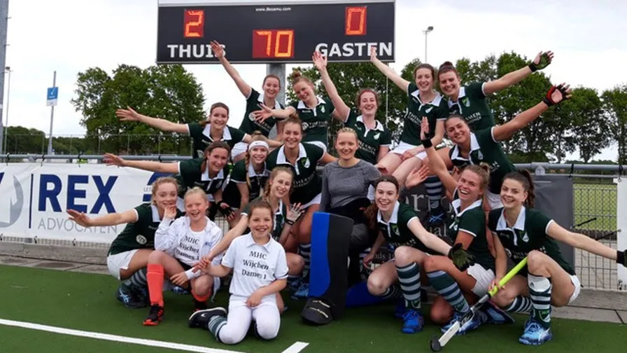 Hockeydames MHC Wijchen winnen van koploper Apeliotes