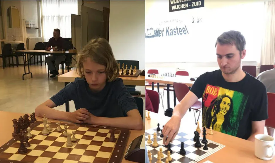 Stefan Bekker en Hidde Knippenberg winnaars Wijchens schaakweekend!
