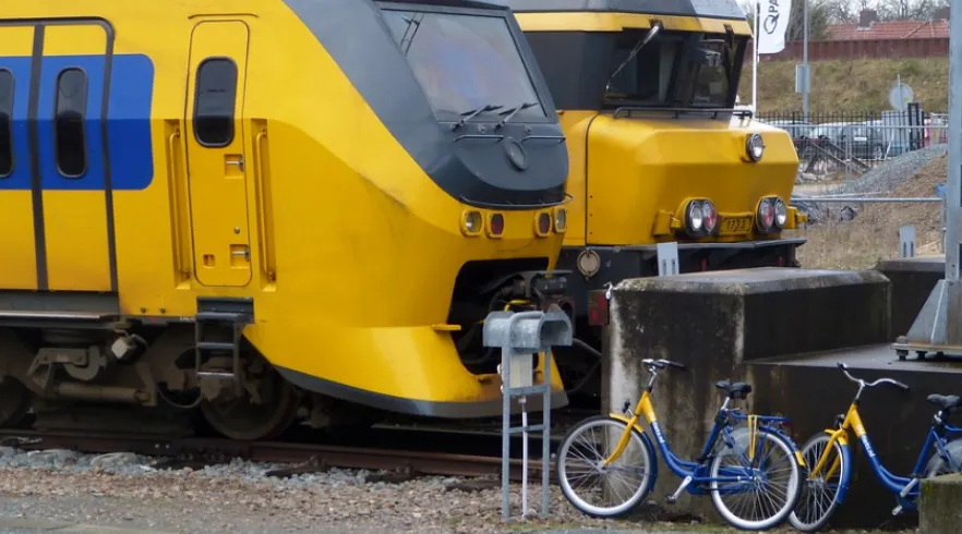 In de zomer reserveren voor fiets in de trein
