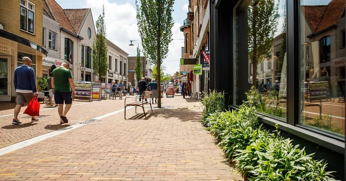 Winkels in het centrum krijgen geveltuintjes