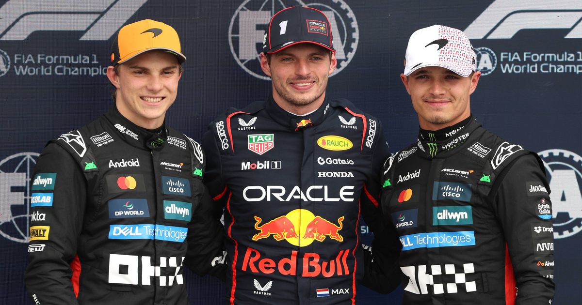 Startopstelling GP Groot-Brittannië | Verstappen vooraan, maar ...