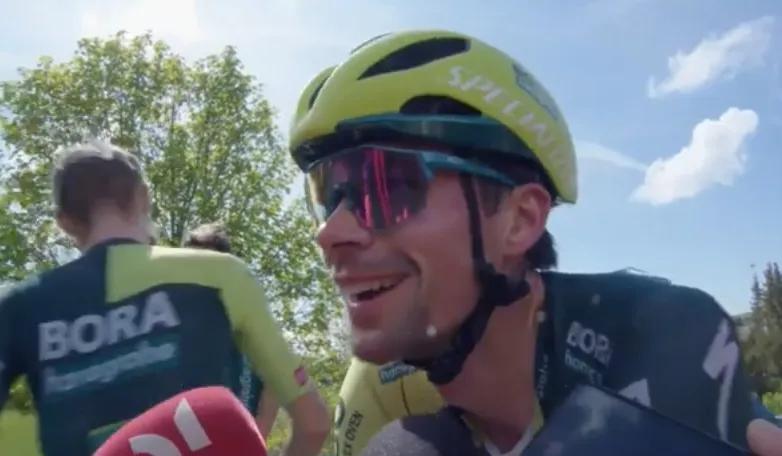 Joking Roglic brings good news after Dauphiné crash: "No real pain ...