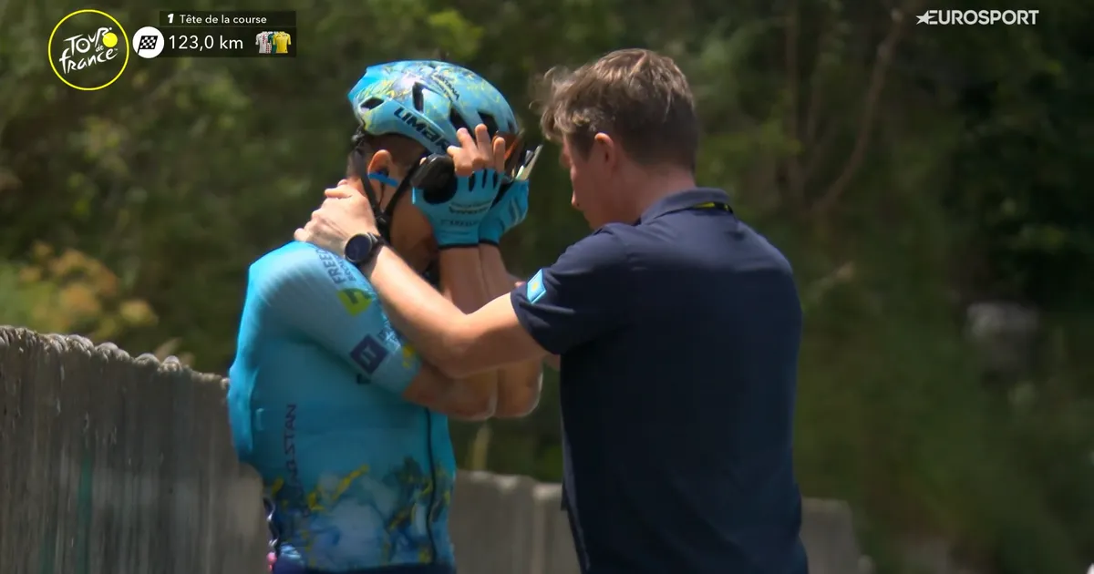The Tour de France is brutal: Lutsenko in tears after quitting, Gaviria and Bennett also give up