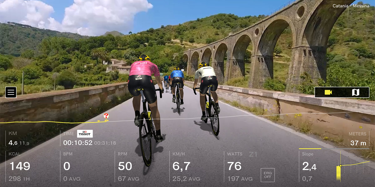 Cycling together with Contador or Evenepoel? BKOOL offers it.