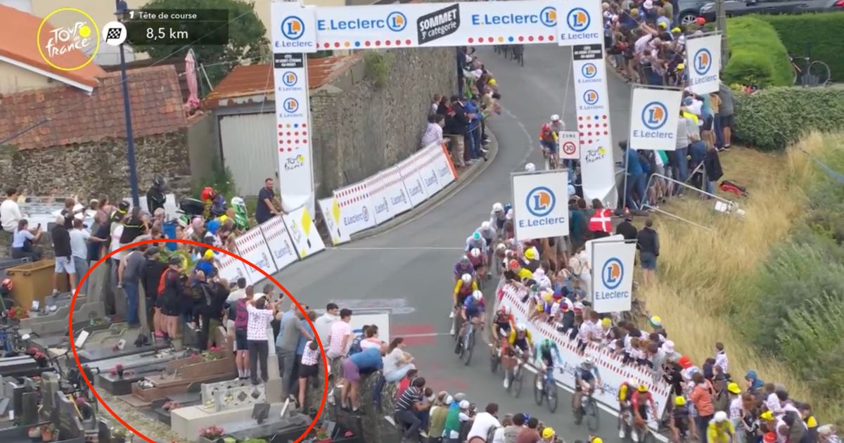 Outrage over Tour fans standing on graves in cemetery, families of the ...