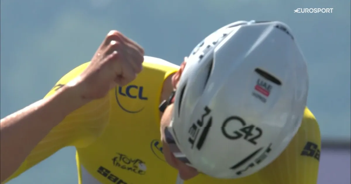 Pogacar without TT helmet, TT handlebars, and earpieces was a choice ...