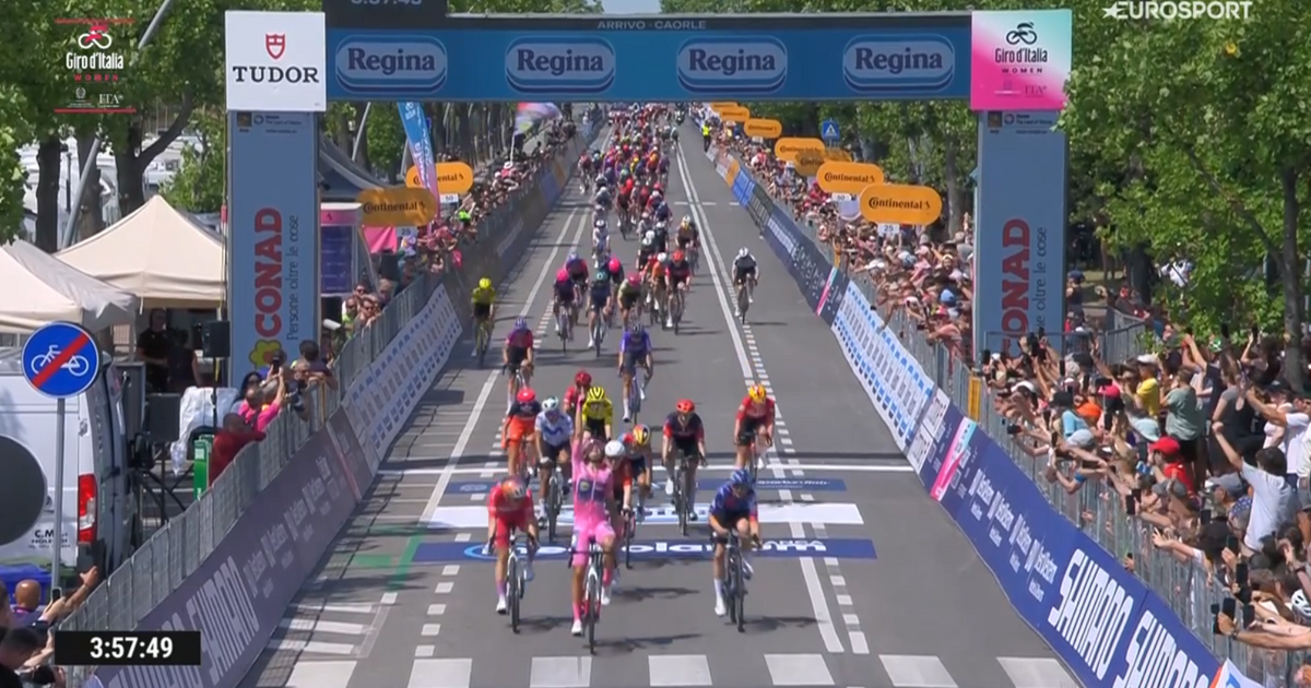 Wiebes-loze sprint nu écht prooi voor Balsamo, die droomzege in roze ...