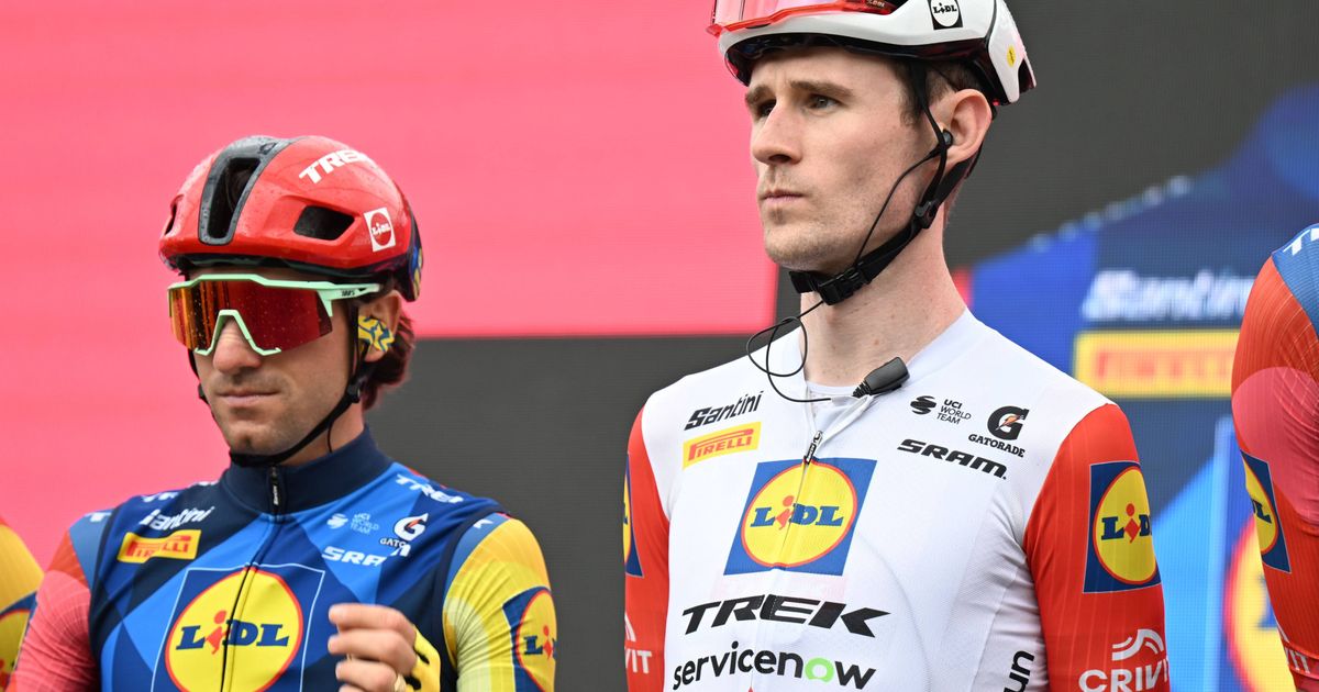 What did Derek Gee-West discuss with Ciccone at the Giro?