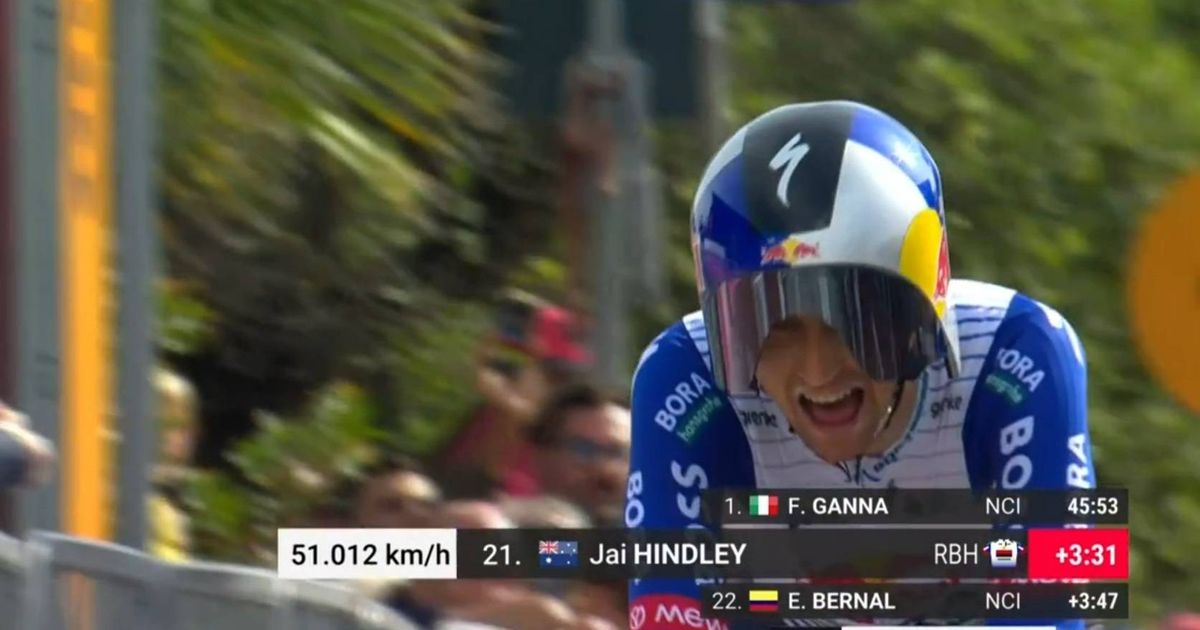 Could Pellizzari have gained time on Vingegaard in the Giro time trial ...