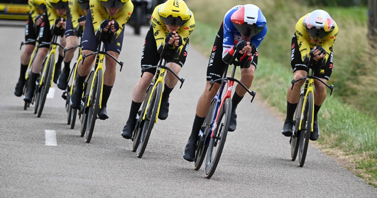 Visma Lease a Bike strongest in Tour de France warm up TTT