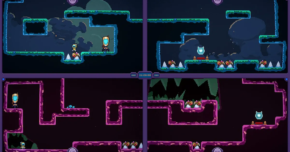 Uitdagende puzzelplatformer Quadroids aangekondigd