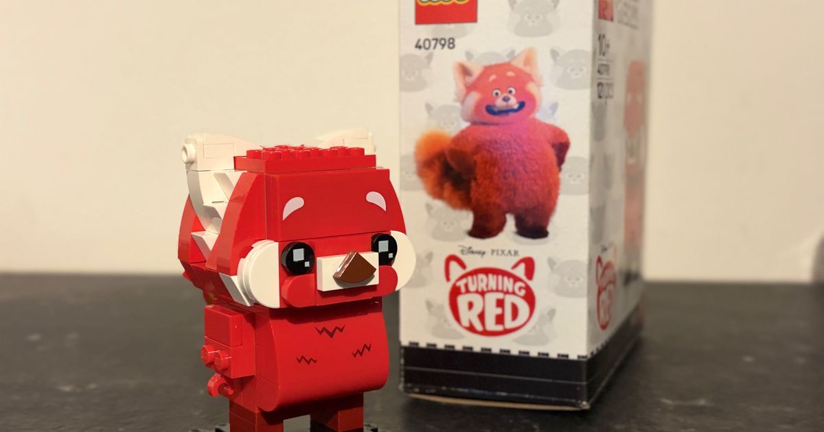 LEGO BrickHeadz Rode Panda Meilin 40798 Review: klein van stuk, groots ...