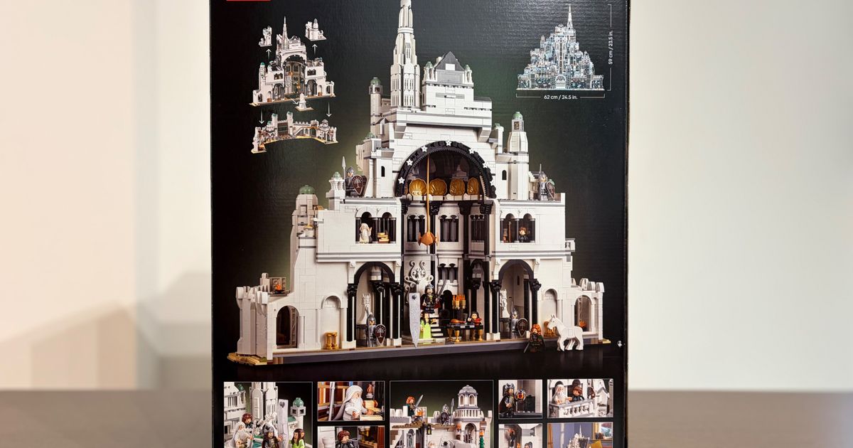 Eerste voorraad LEGO Minas Tirith al voor officiële release op