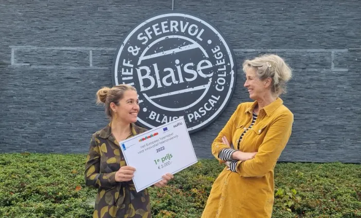 Lerares Frans Blaise Pascal College wint prijs met lesstof