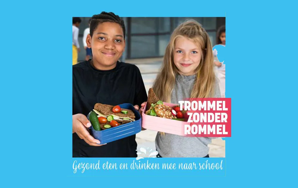 “Trommel zonder Rommel” gezonde lunchtrommel voor Zandvoortse kinderen