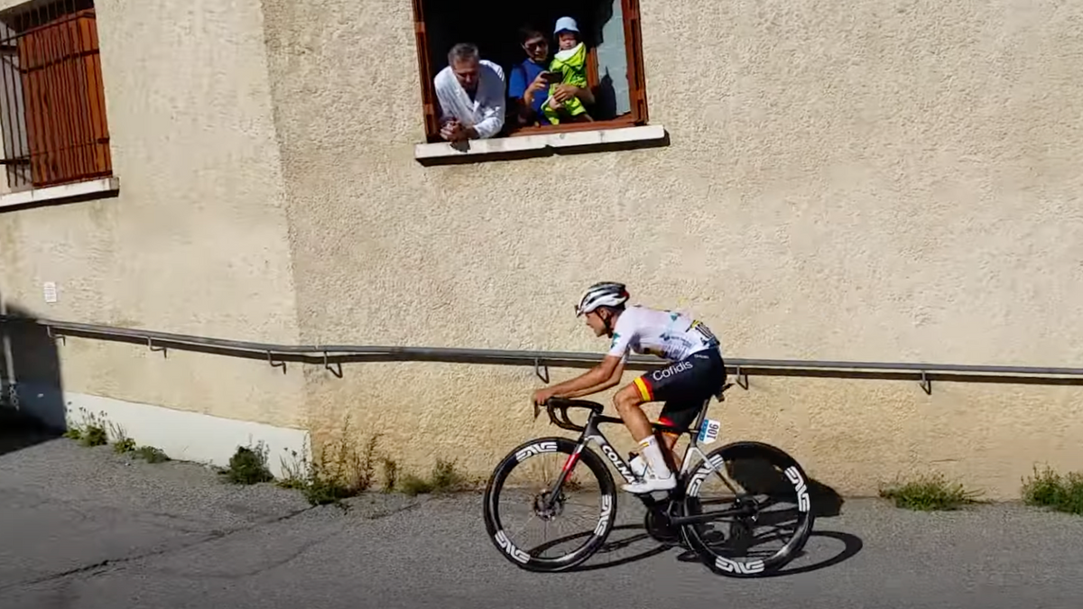 Pablo Torres, after his sensational ride on Colle delle Finestre at ...