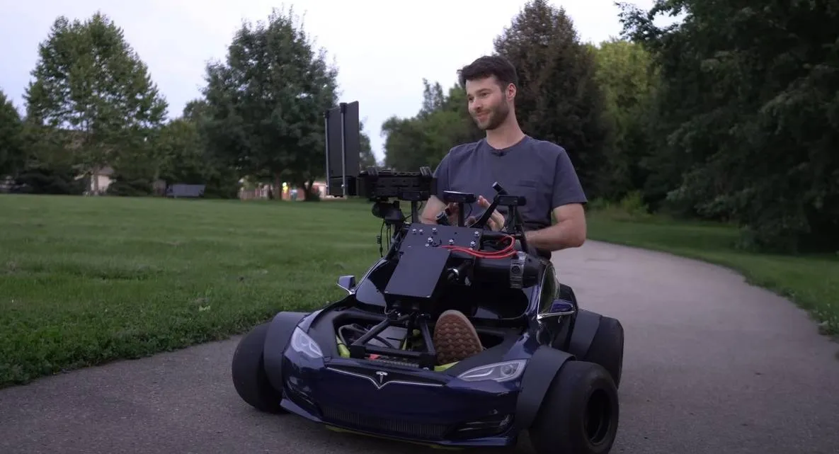YouTuber verzamelt 48.000 beelden en bouwt zelfrijdende go-kart op ...