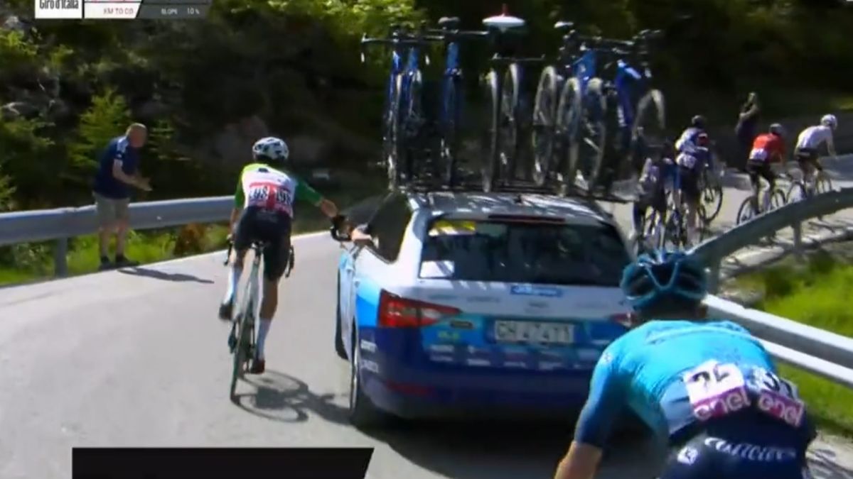VIDEO: The sticky bottle that has led to controversy on Filippo Zana's ...