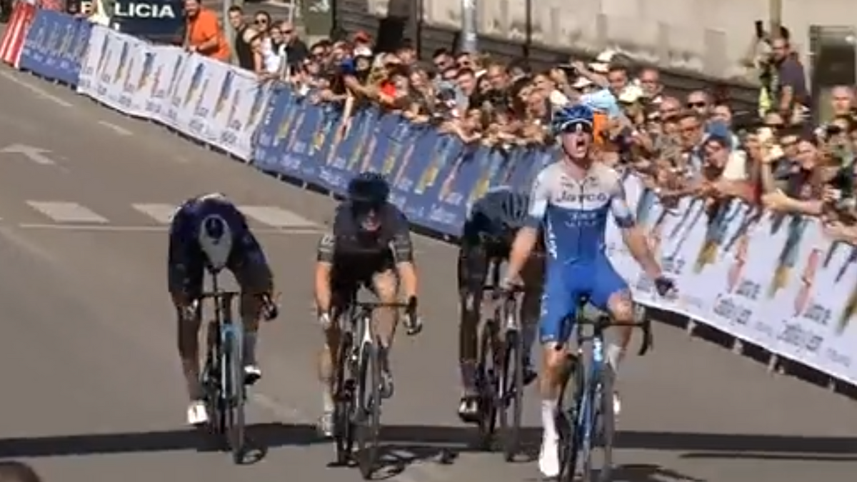 Felix Engelhardt wins the opening stage of the 2023 Vuelta a Castilla y ...