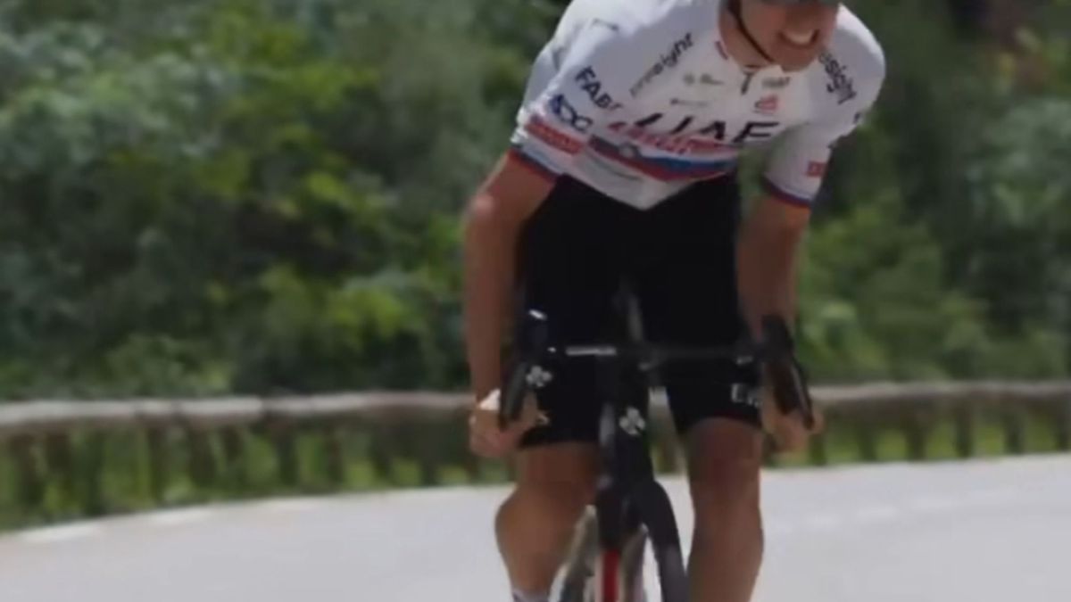 VIDEO: Tadej Pogacar practices uphill attacks in preparation for Tour ...