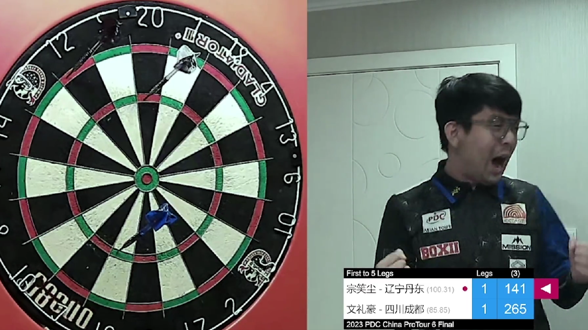 VIDEO: Xiaochen Zong becomes first player to hit a nine-dart finish in ...