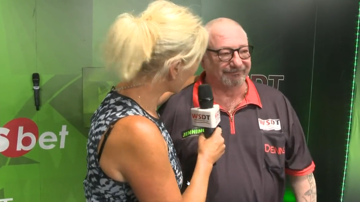 VIDEO: Dennis Harbour in tears after victory over idol Phil Taylor ...