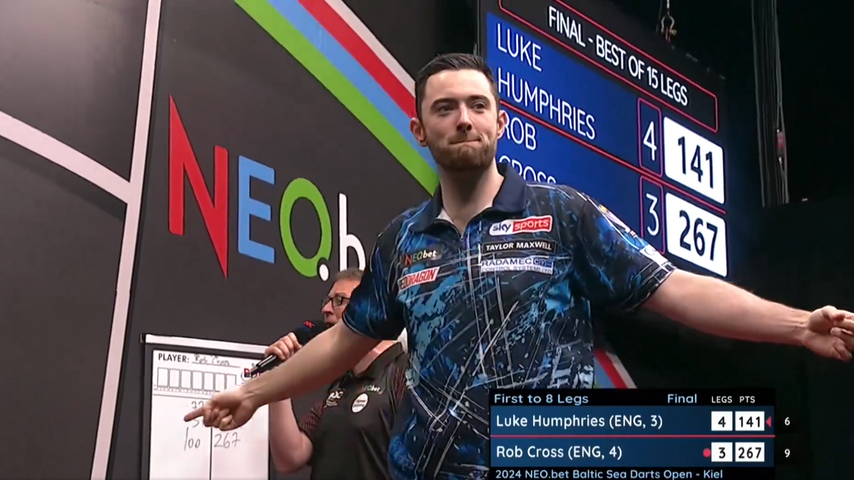 VIDEO: Luke Humphries hits nine-dart leg in final of Baltic Sea Darts ...