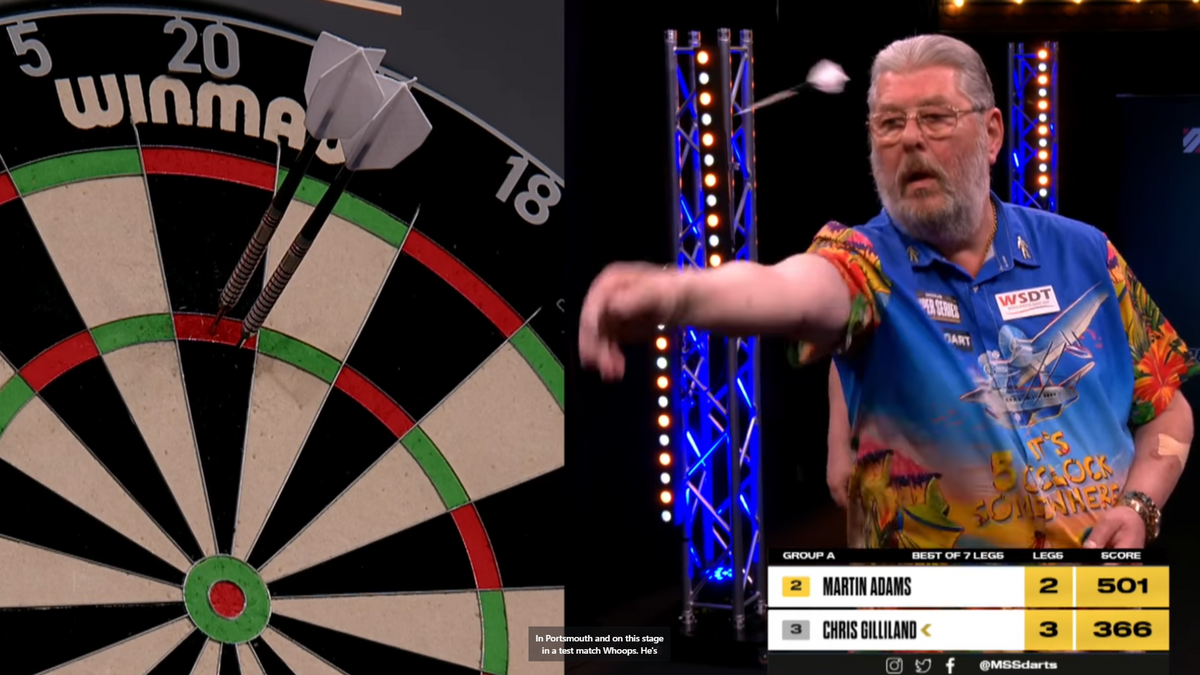 VIDEO: Is this the worst thrown dart ever from darts legend Martin ...