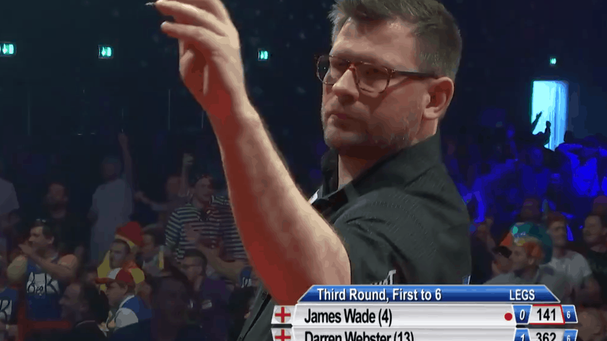 VIDEO: Wade produces nine-dart finish during German Darts Championship ...